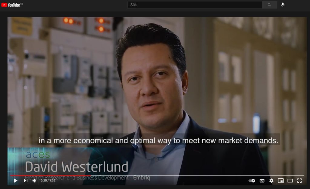 The first project video released! - ACES Project